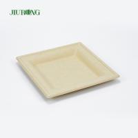 China Custom Logo Eco Friendly Disposable Sugarcane Food Container Biodegradable Bagasse Sushi Tray 10000pcs for sale
