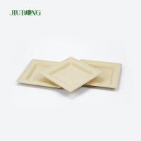 China Custom Logo Eco Friendly Disposable Sugarcane Food Container Biodegradable Bagasse Sushi Tray 10000pcs for sale