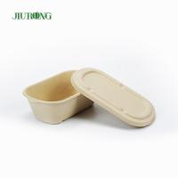 China Biodegradable Sugarcane Food Container 650ml Greaseproof Eco Friendly Takeaway Box for sale