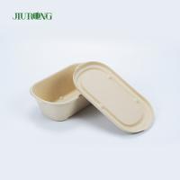 China Biodegradable Sugarcane Food Container 650ml Greaseproof Eco Friendly Takeaway Box for sale