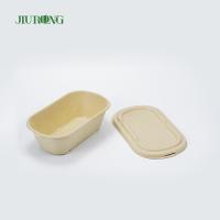 China Biodegradable Sugarcane Food Container 650ml Greaseproof Eco Friendly Takeaway Box for sale