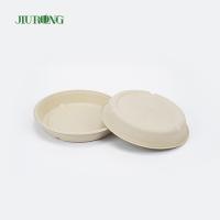 China Custom Eco Friendly Disposable Sugarcane Bagasse Food Container Hamburger Tray 100% Biodegradable for sale