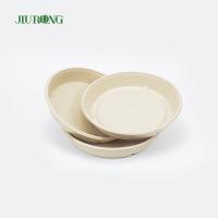 China Custom Eco Friendly Disposable Sugarcane Bagasse Food Container Hamburger Tray 100% Biodegradable for sale