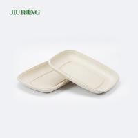 China Eco Friendly Compostable Food Tray Sushi Biodegradable Sugarcane Plate for sale