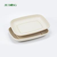 China Eco Friendly Compostable Food Tray Sushi Biodegradable Sugarcane Plate for sale