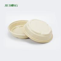 China Compostable Round Sugarcane Food Container Disposable Biodegradable Paper Bowl for sale