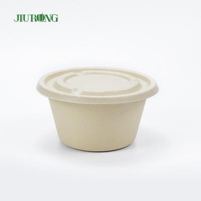 China Eco Friendly Sugarcane Food Container Biodegradable Bagasse Takeaway Boxes 600ml for sale