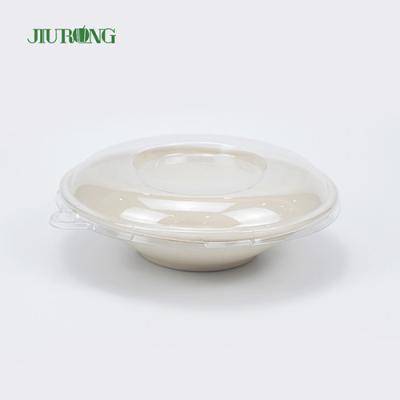 China Eco Friendly Sugarcane Bagasse Food Container 175mm Waterproof Biodegradable Takeaway Box for sale