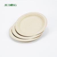 China Fast Food Sugarcane Food Container Biodegradable Packaging 9inch Round for sale