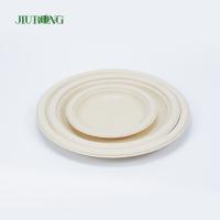 China Fast Food Sugarcane Food Container Biodegradable Packaging 9inch Round for sale