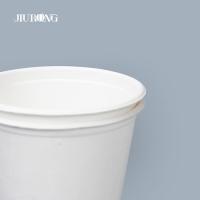 China White Corrugated Biodegradable Paper Coffee Cups 10oz 12oz Single Wall for sale