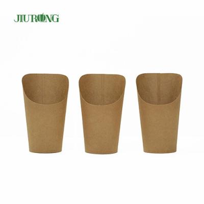 China FDA Disposable Biodegradable Paper Cups Eco friendly Custom LOGO for Chips for sale