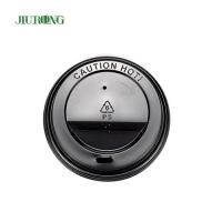 China Black Brown Corrugated Disposable Paper Cup Lids ISO9001 approved for sale