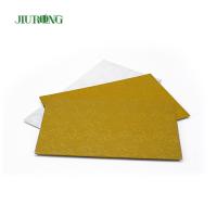 China Gold Cardboard Base large rectangle cake board 11 inch BSCI Certification for sale