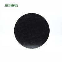 China 340mm Disposable Cake Board Drum Food Grade Eco Friendly Silver Grey for sale