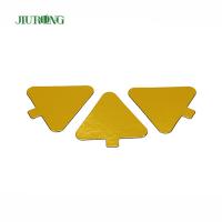 China Children DIY Triangle Mini Cake Board 93x88mm Food Grade Foil Paper Eco Friendly for sale