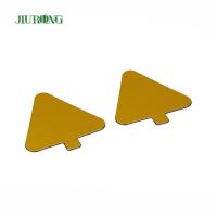 China Children DIY Triangle Mini Cake Board 93x88mm Food Grade Foil Paper Eco Friendly for sale