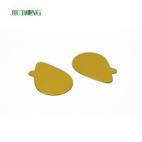 China 100x65mm Disposable Oval Cake Board Food Grade Foil Paper Cake Drums 50pcs for sale