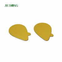China 100x65mm Disposable Oval Cake Board Food Grade Foil Paper Cake Drums 50pcs for sale