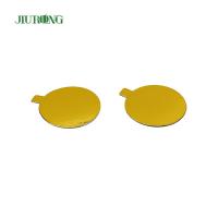 China Eco Friendly Gold Paper Disposable Cake Board 97x83mm Food Grade for sale