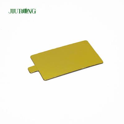 China 90mm Gold Disposable Cake Board for sale