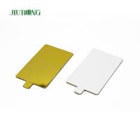 China 90mm Gold Disposable Cake Board for sale