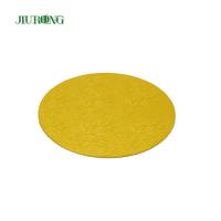 China Golden Round MDF Disposable Cake Board 24cm 9 Inch Food Grade Eco Friendly OEM ODM for sale