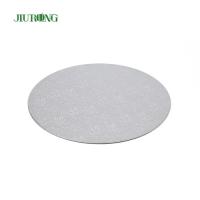 China MDF Cake Board 10 Inch Round Gold Recyclable Food Grade Eco Friendly JIURONG for sale