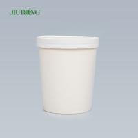 China Household White Biodegradable Paper Bowl 8 OZ Waterproof Custom Logo for sale