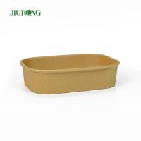 China Custom 750ml Disposable Kraft Paper Soup Bowl Eco Friendly Food Grade for Hotel Household Takeaway for sale