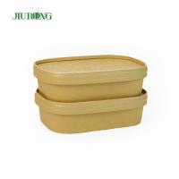 China Custom 750ml Disposable Kraft Paper Soup Bowl Eco Friendly Food Grade for Hotel Household Takeaway for sale