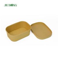 China Food Grade Biodegradable Paper Bowl 1000ml Eco Friendly Disposable Takeaway Container for sale