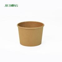 China 26OZ UV Coating Disposable Paper Bowls for Hot Food Biodegradable Soup Bowl with Lid for sale