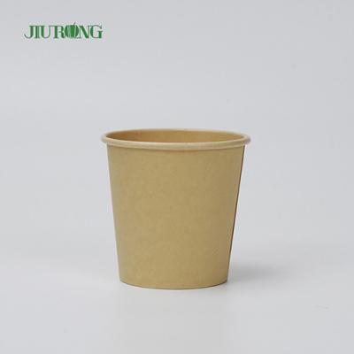 China Biodegradable Kraft Paper Soup Bowl 12 Oz Disposable Bowls with Lids Eco Friendly for sale