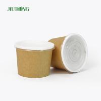 China Food Grade Biodegradable Paper Bowl 30 Oz Recyclable Ice Cream Cup Custom Size for sale