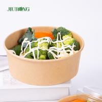 China Disposable Biodegradable Paper Bowl With Lid for sale