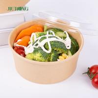 China Disposable Biodegradable Paper Bowl With Lid for sale