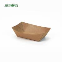 China Corrugated Disposable Paper Lunch Boxes Biodegradable Custom LOGO printing ODM for sale
