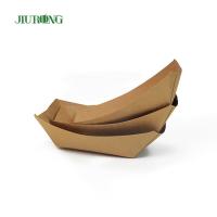 China Recyclable Biodegradable Paper Container 85*50*45mm Corrugated Kraft for sale