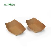 China Recyclable Biodegradable Paper Container 85*50*45mm Corrugated Kraft for sale