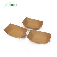 China Recyclable Biodegradable Paper Container 85*50*45mm Corrugated Kraft for sale
