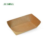 China BSCI Custom Printed Biodegradable Paper Container For Hot Dog Hamburger for sale