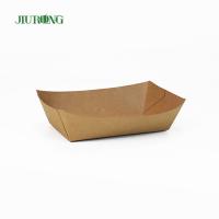 China BSCI Custom Printed Biodegradable Paper Container For Hot Dog Hamburger for sale