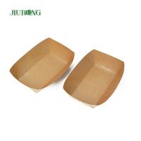 China BSCI Custom Printed Biodegradable Paper Container For Hot Dog Hamburger for sale