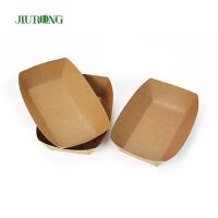 China BSCI Custom Printed Biodegradable Paper Container For Hot Dog Hamburger for sale