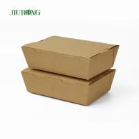 China Eco Friendly Biodegradable Takeaway Containers 2100ml Paper Sushi Box for sale