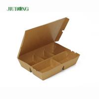 China F Flute Burger Biodegradable Paper Container for sale