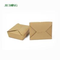 China ECO Friendly Biodegradable Paper Container Box 800ml Custom Logo for sale