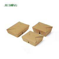 China Takeaway Packaging Biodegradable Paper Container 1480ml For Charcuterie for sale