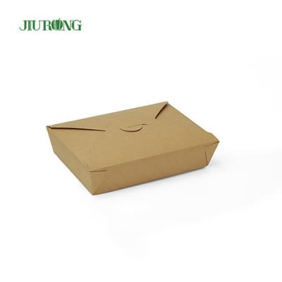 China Kraft Biodegradable Paper Container BOPS HIPS Sushi Takeaway Packaging for sale